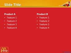 Free McDonald's With Logo PPT Template
